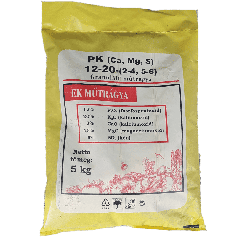 Műtrágya (kis kiszerelés) : NPK 0-12-20 komplex EK műtrágya (5 kg)
