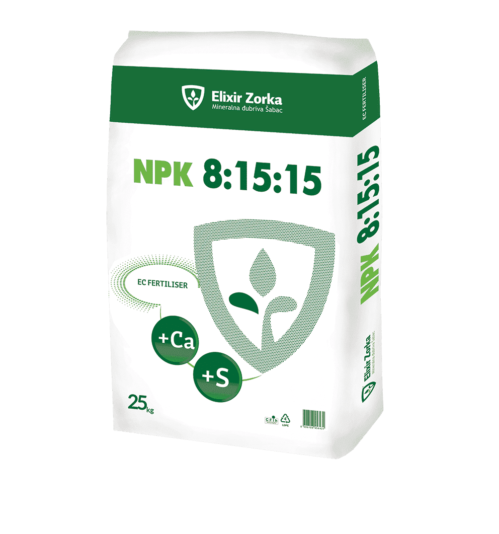 Műtrágyák : NPK 8-15-15(+3Ca+9S) komplex EK műtrágya Elixir Basic (500 ...
